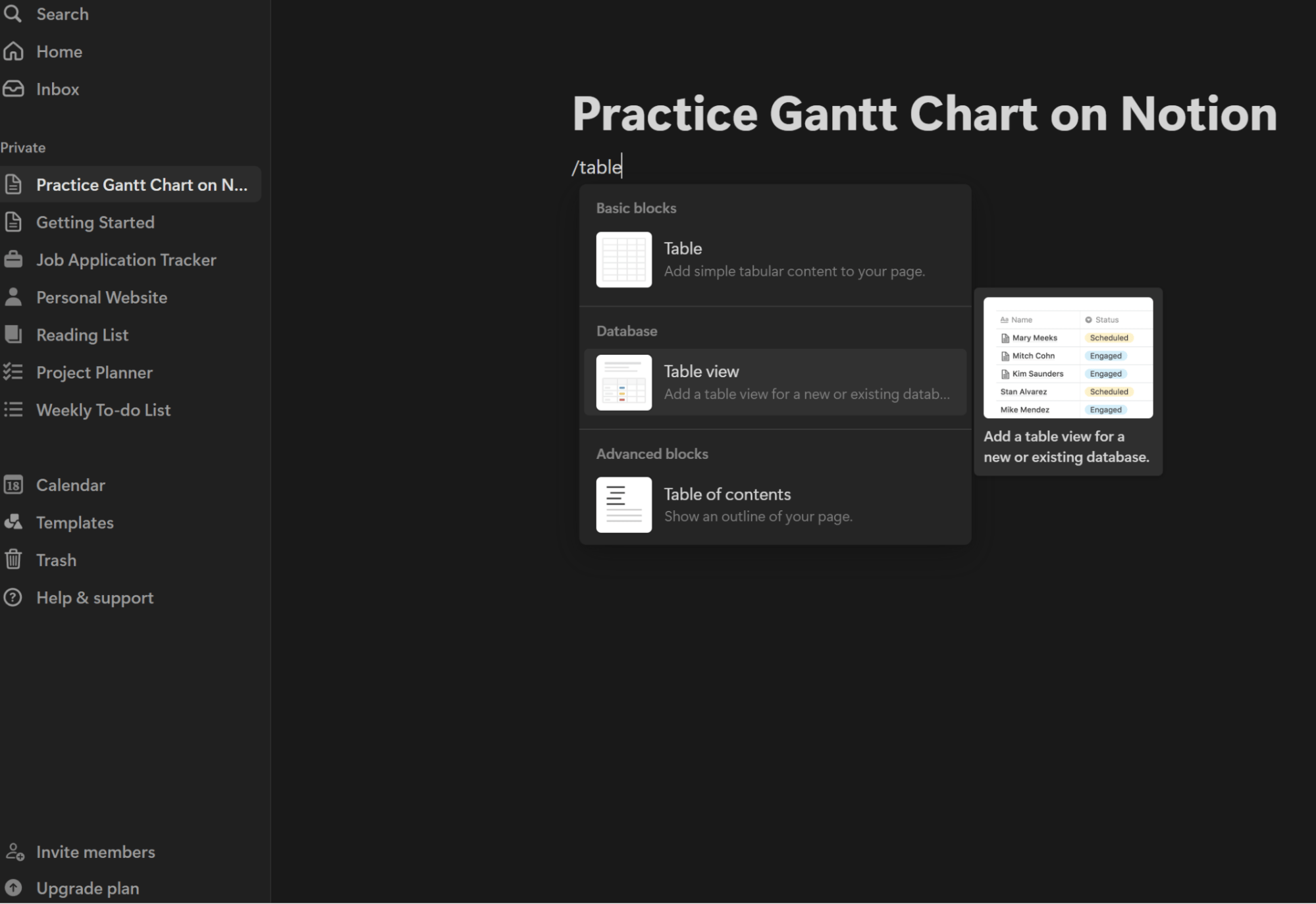 How to Create a Gantt Chart in Notion (With Steps) | ClickUp