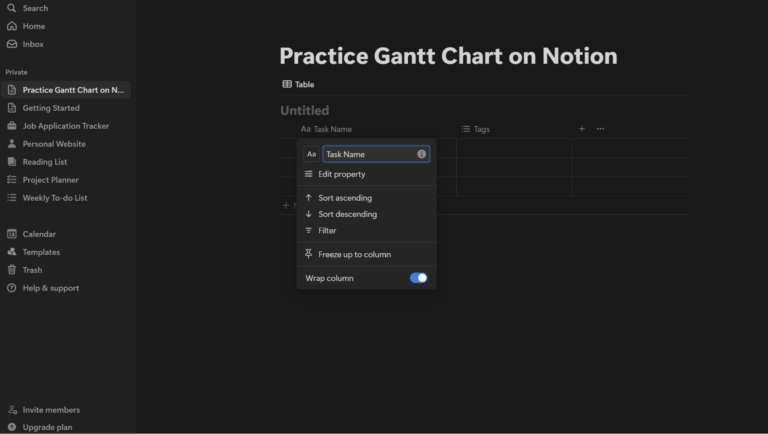 How to Create a Gantt Chart in Notion (With Steps) | ClickUp