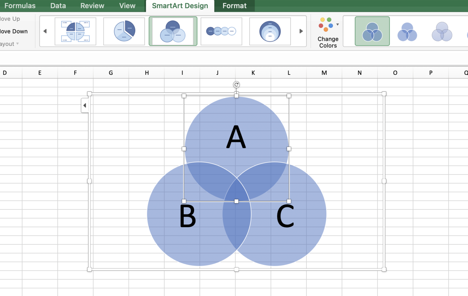 How To Create a Venn Diagram in Excel | ClickUp