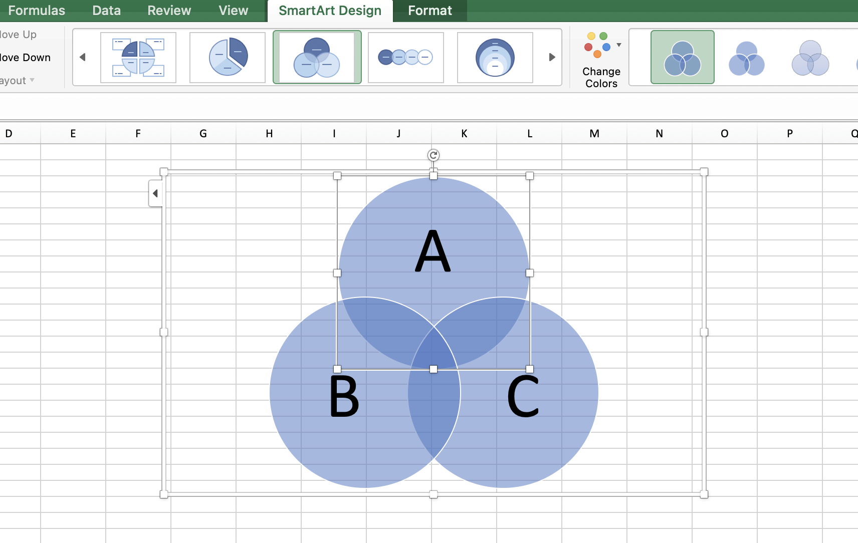 How To Create a Venn Diagram in Excel | ClickUp