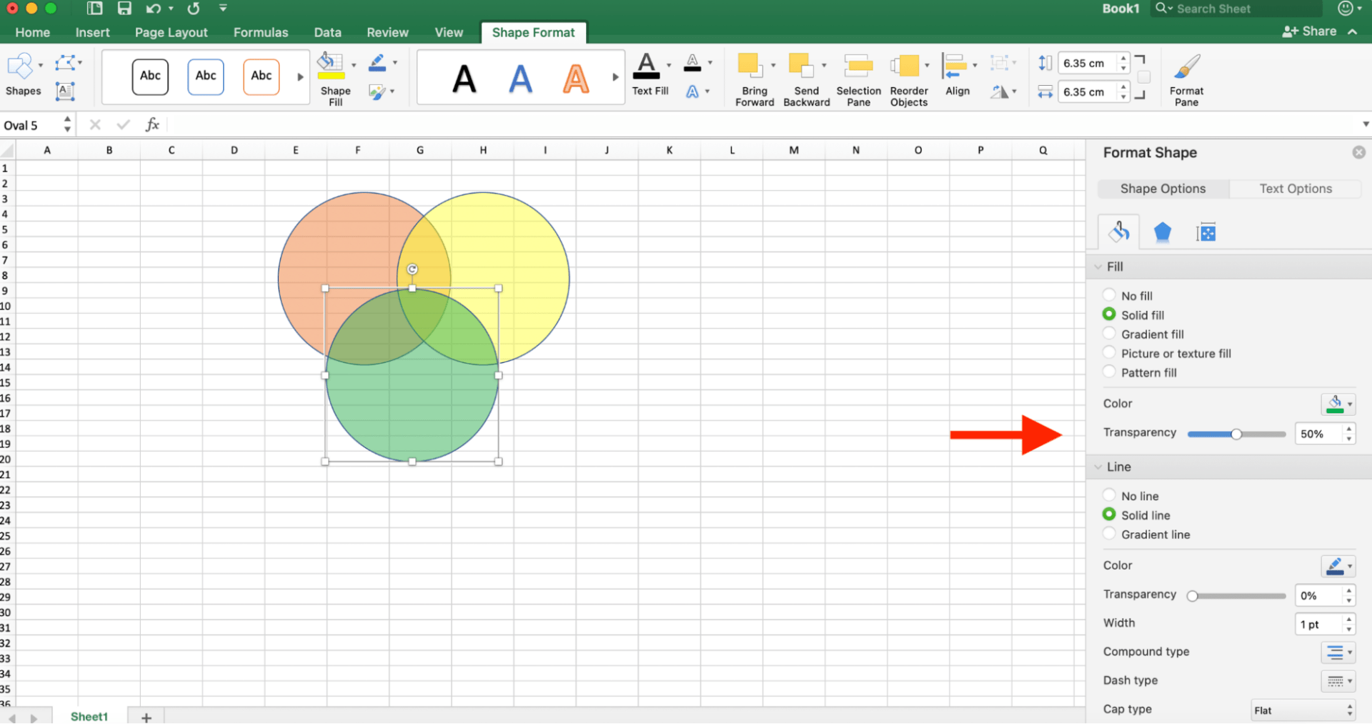 How To Create a Venn Diagram in Excel | ClickUp