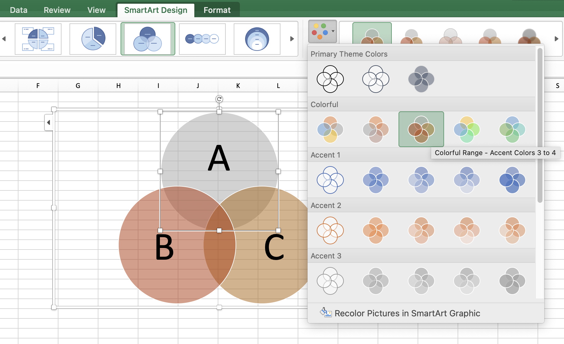 How To Create a Venn Diagram in Excel | ClickUp