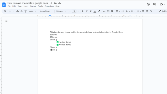 How to Make a Checklist in Google Docs | ClickUp