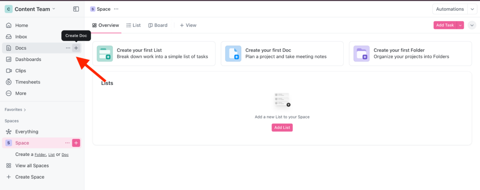 How to Add a New Page on Google Docs | ClickUp