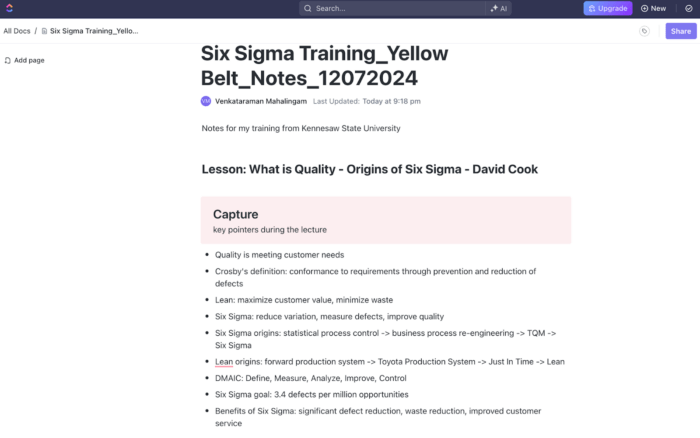 How to Create Notes Using the Flow Method | ClickUp