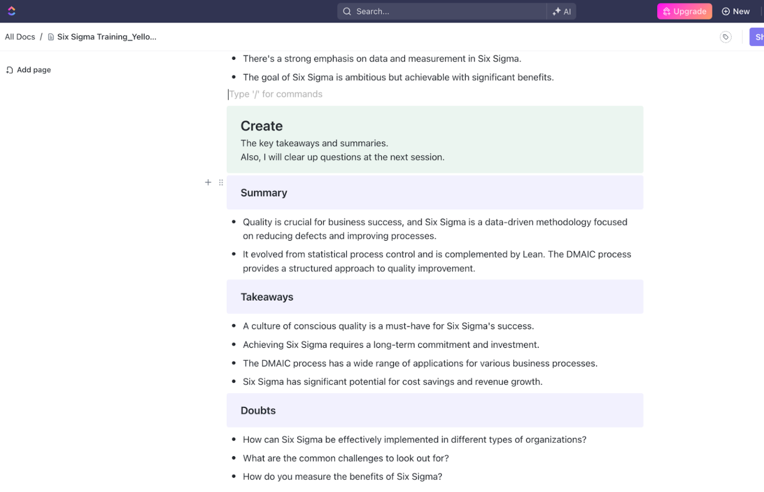 How to Create Notes Using the Flow Method | ClickUp