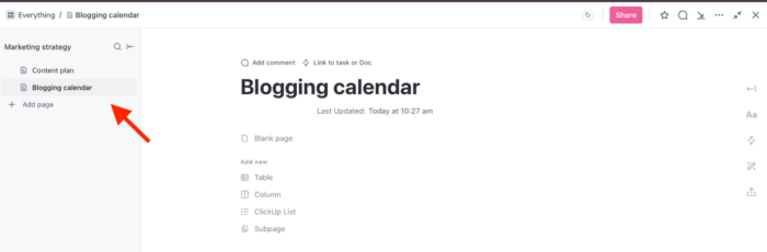 How to Add a New Page on Google Docs | ClickUp