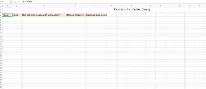 How to Create a Questionnaire Survey in Excel | ClickUp