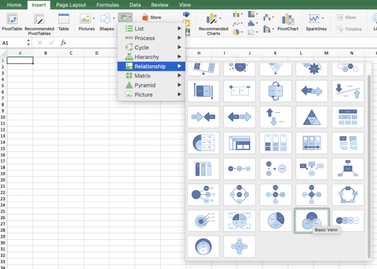 How To Create a Venn Diagram in Excel | ClickUp
