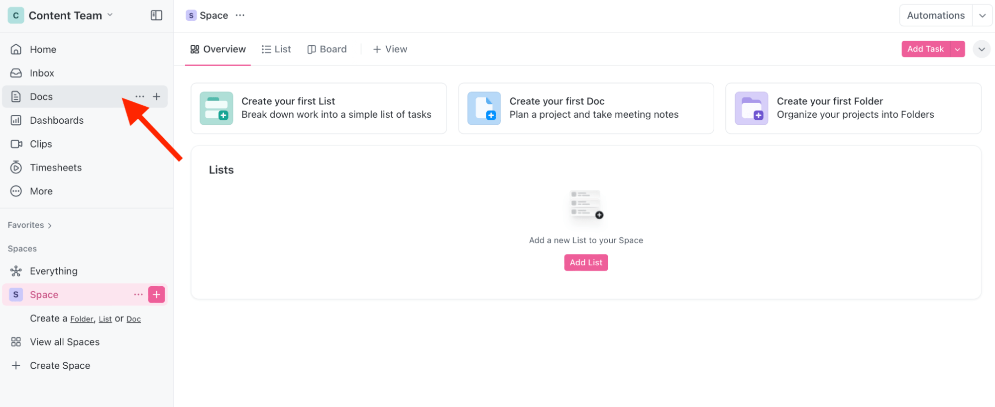 How to Add a New Page on Google Docs | ClickUp