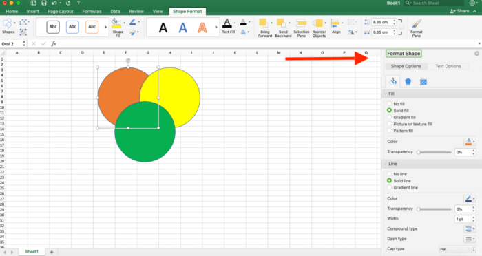 How To Create a Venn Diagram in Excel | ClickUp