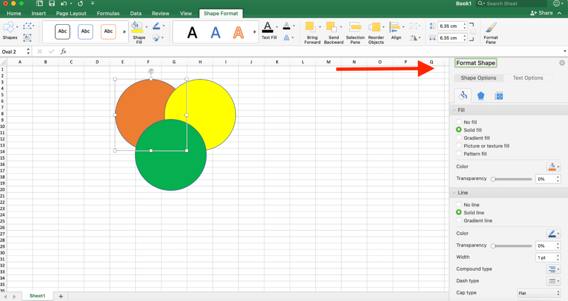 How To Create a Venn Diagram in Excel | ClickUp