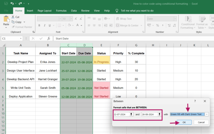 How to Color Code Cells in Excel | ClickUp