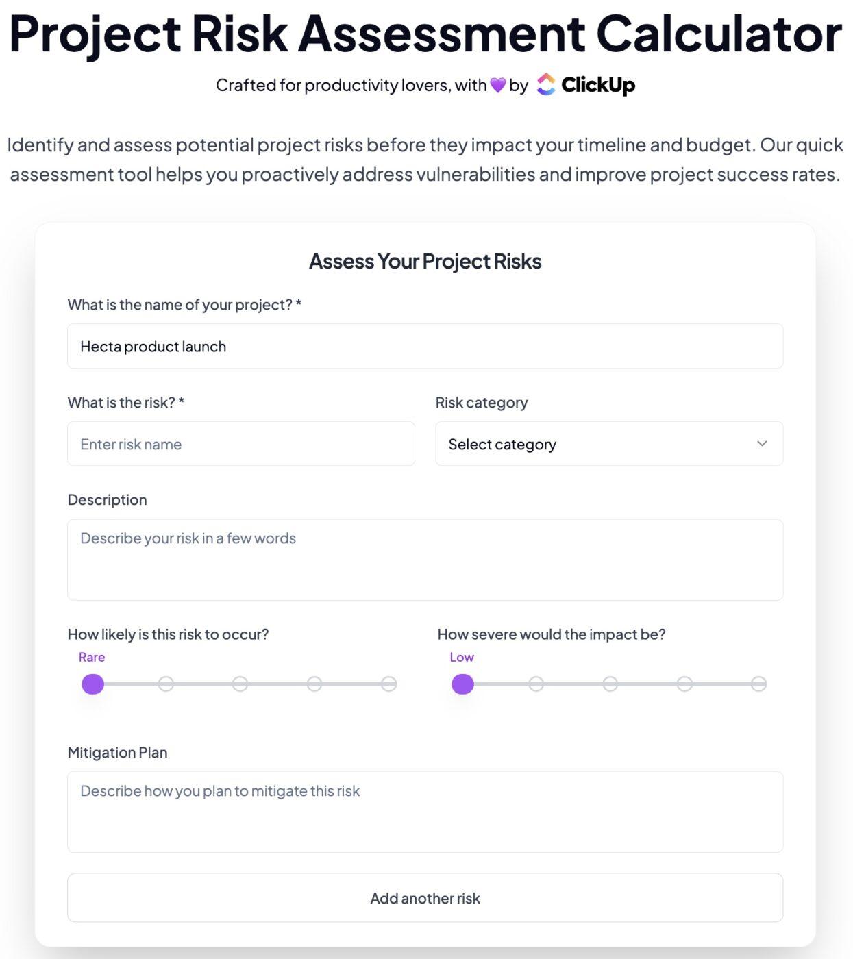 How to Create a Risk Assessment Checklist | ClickUp