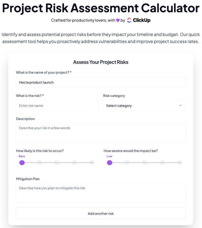 How to Create a Risk Assessment Checklist | ClickUp