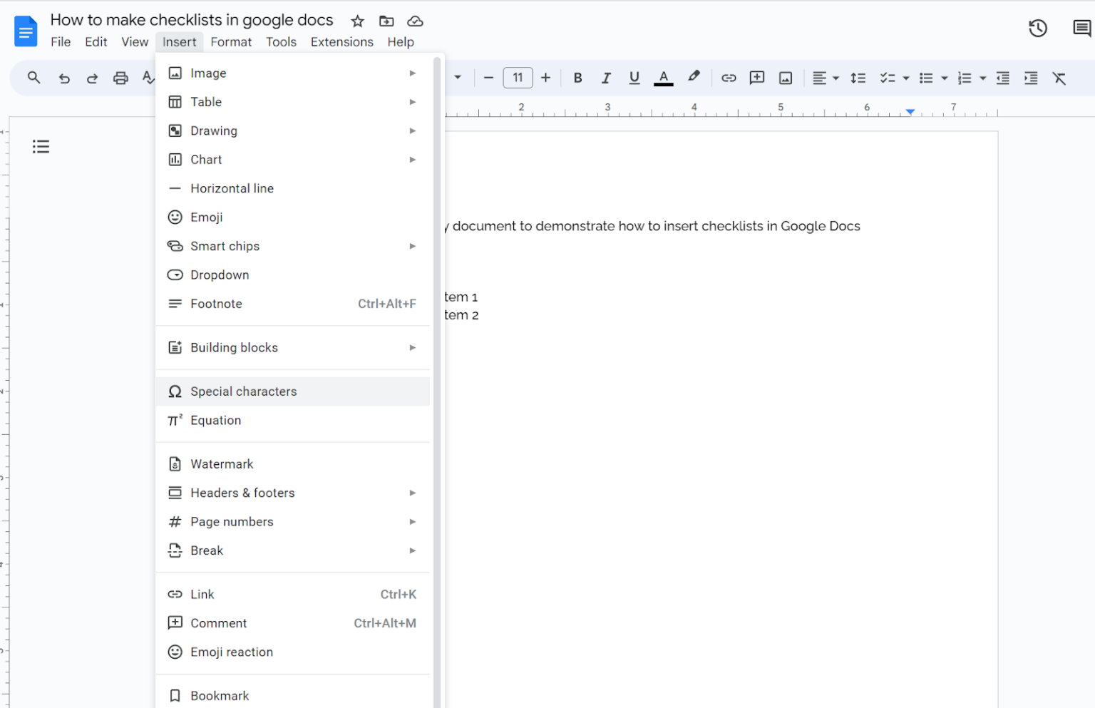 How to Make a Checklist in Google Docs | ClickUp