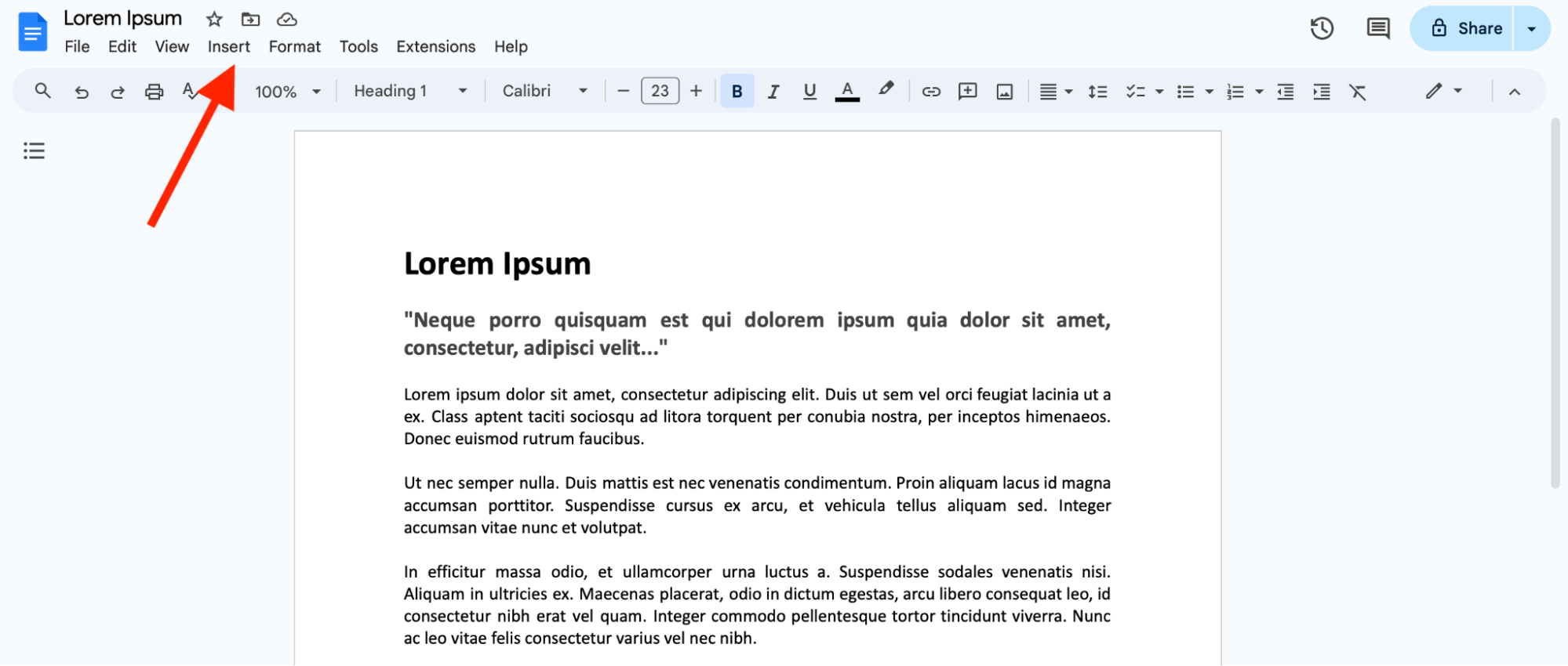 Hur man lägger till en ny sida i Google Docs