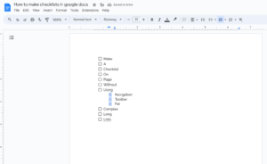 How to Make a Checklist in Google Docs | ClickUp