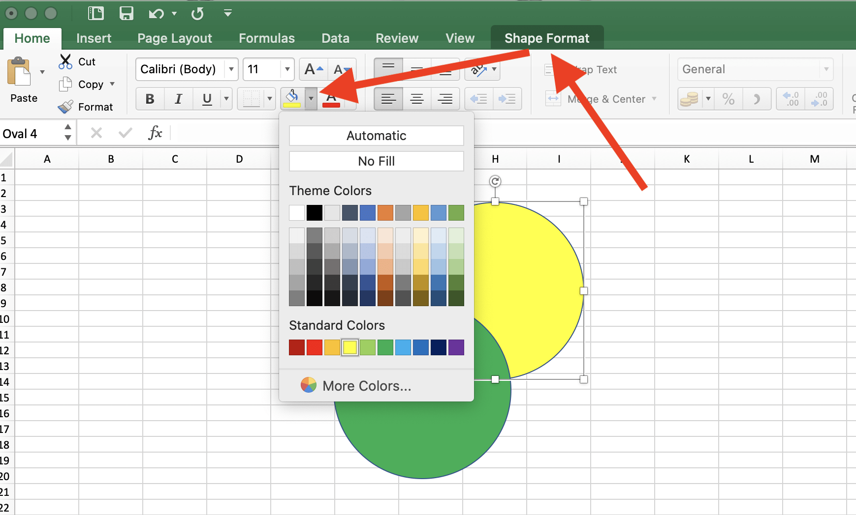 How To Create a Venn Diagram in Excel | ClickUp
