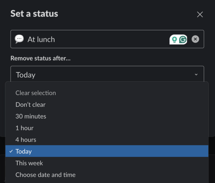 How to Set and Change Your Slack Status