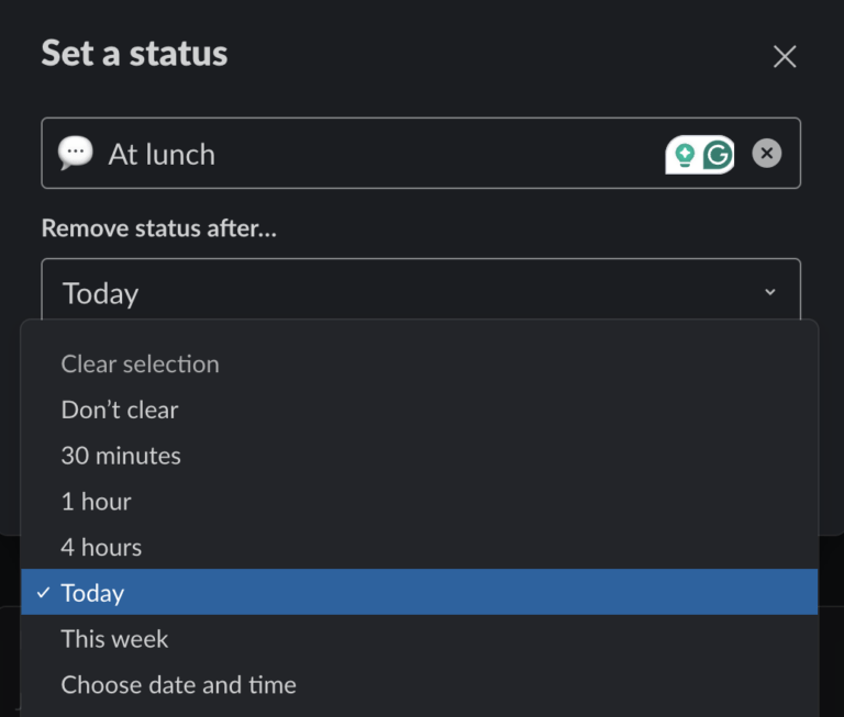 How to Set and Change Your Slack Status