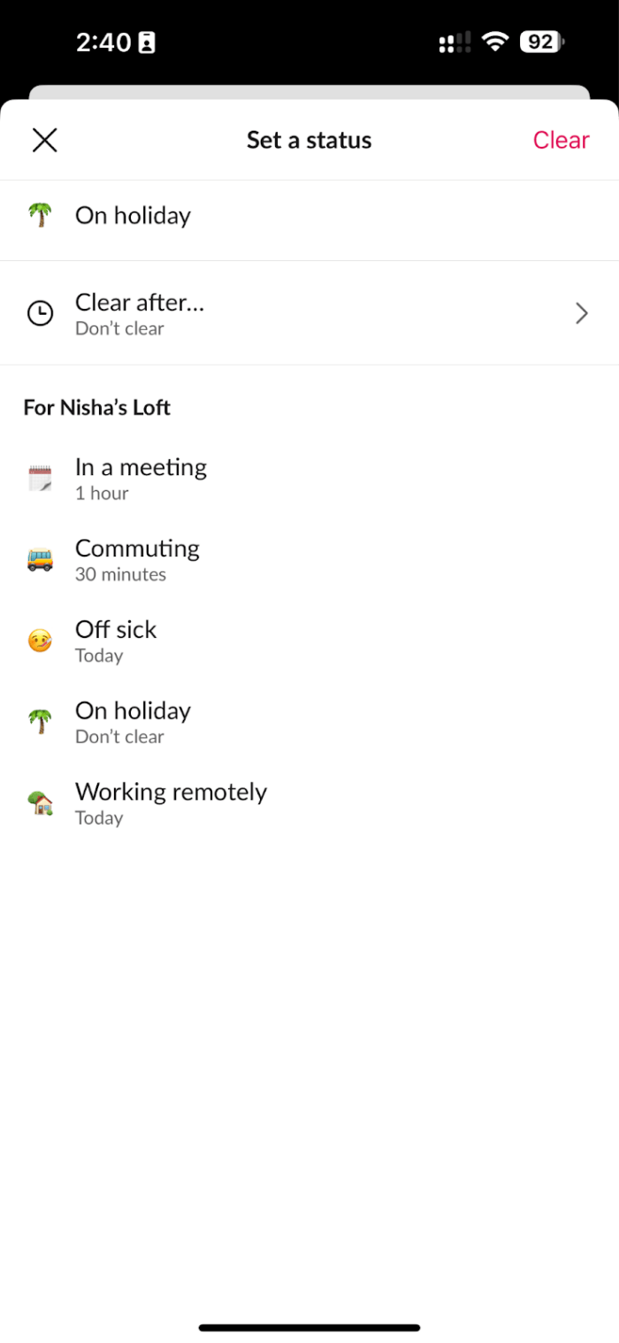 How to Set and Change Your Slack Status