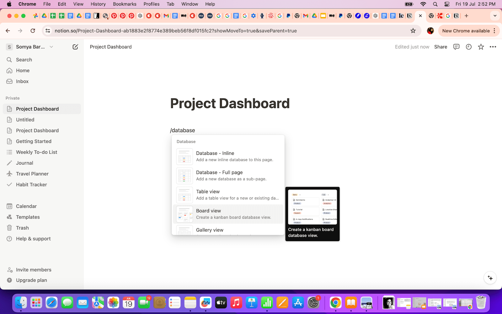 How to Create a Dashboard in Notion