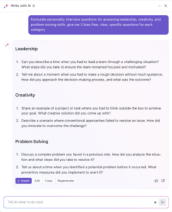 Top 25 Personality Questions to Ask in an Interview