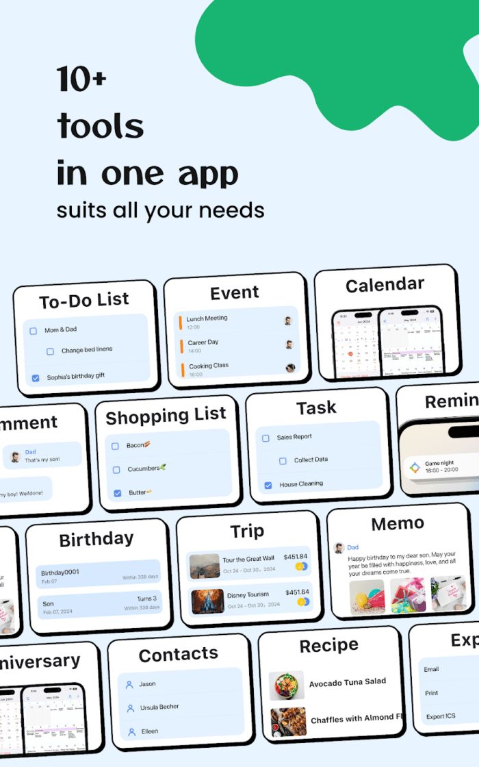 10 Best Family Calendar Apps in 2025 (Free & Paid)