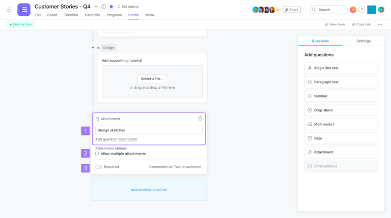 How to Create a Form in Asana | ClickUp