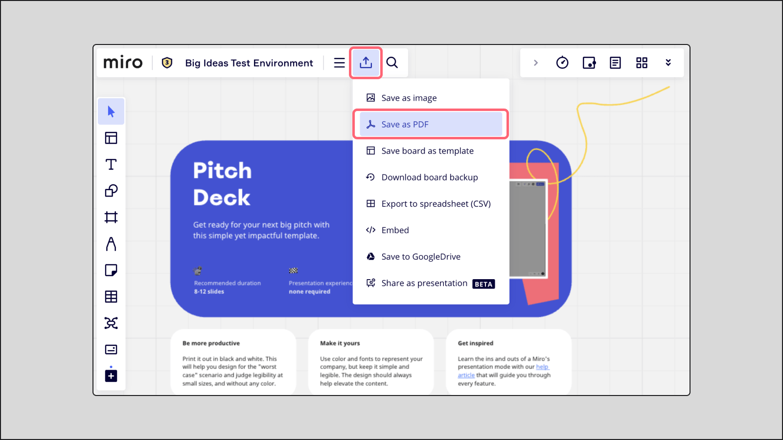 How to Export Miro Board into Other Apps | ClickUp