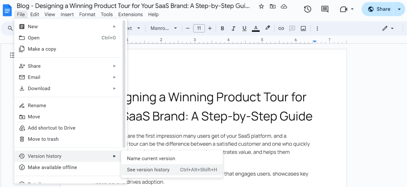 How to Track Changes in Google Docs | ClickUp