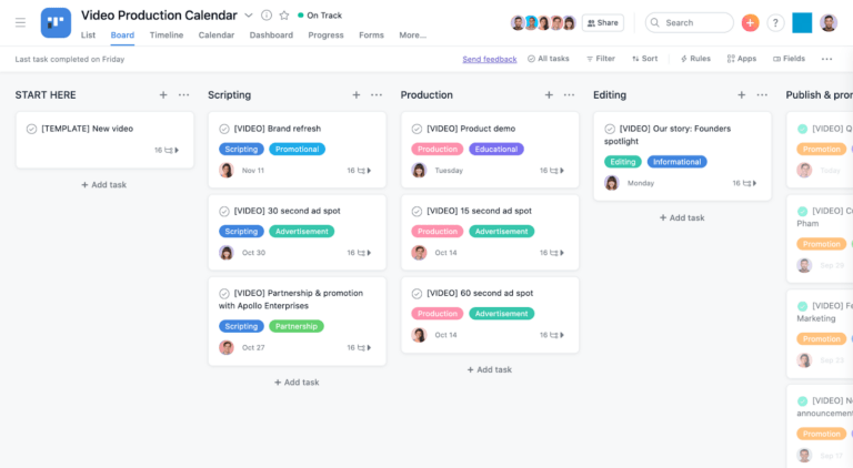 15+ Free Asana Project Management Templates | ClickUp