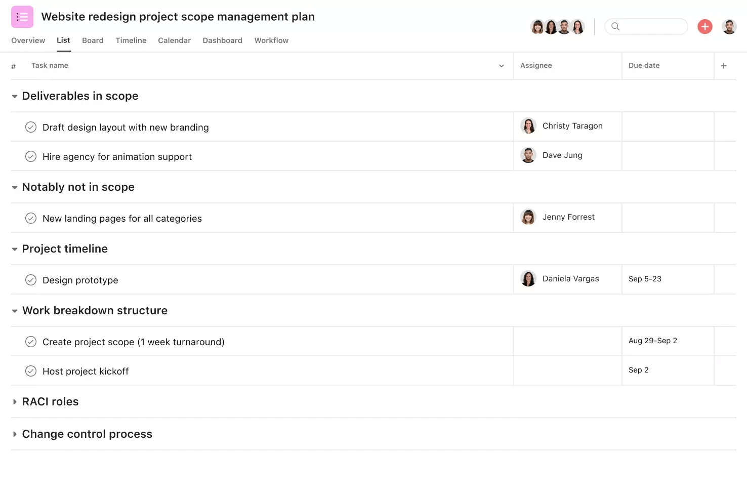 15+ Free Asana Project Management Templates | ClickUp