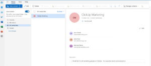 How to Create a Distribution List in Outlook Quickly I ClickUp