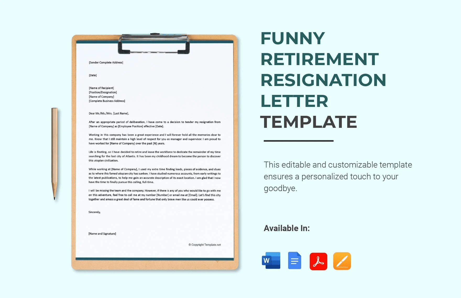 Free Resignation Letter Templates For Word | ClickUp