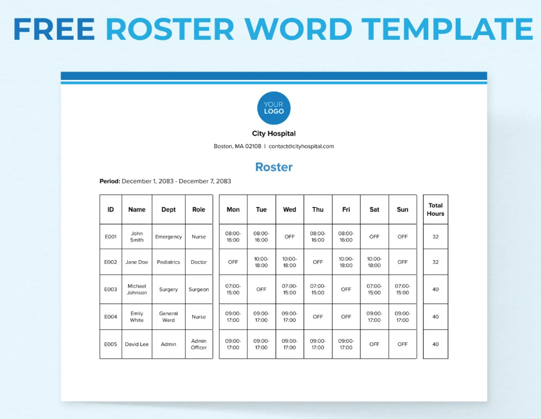 13 Free Roster Templates for Easy Scheduling | ClickUp
