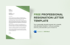 Free Resignation Letter Templates For Word | ClickUp