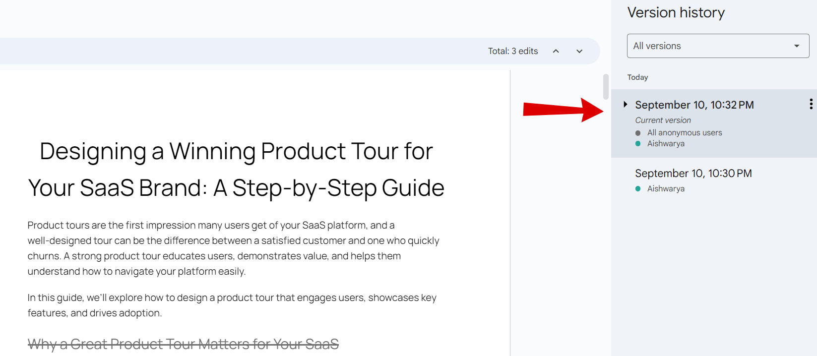 How to Track Changes in Google Docs | ClickUp