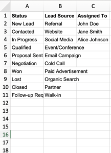 How to Create a CRM Spreadsheet to Streamline Customer Data