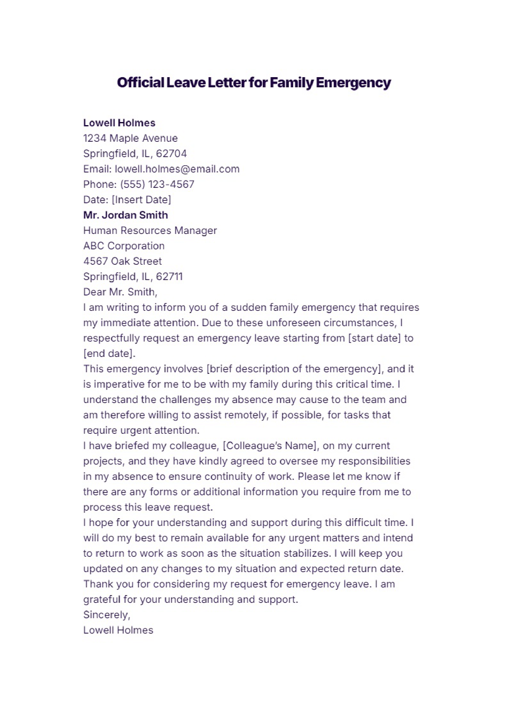 Free Excuse Letter Templates | ClickUp