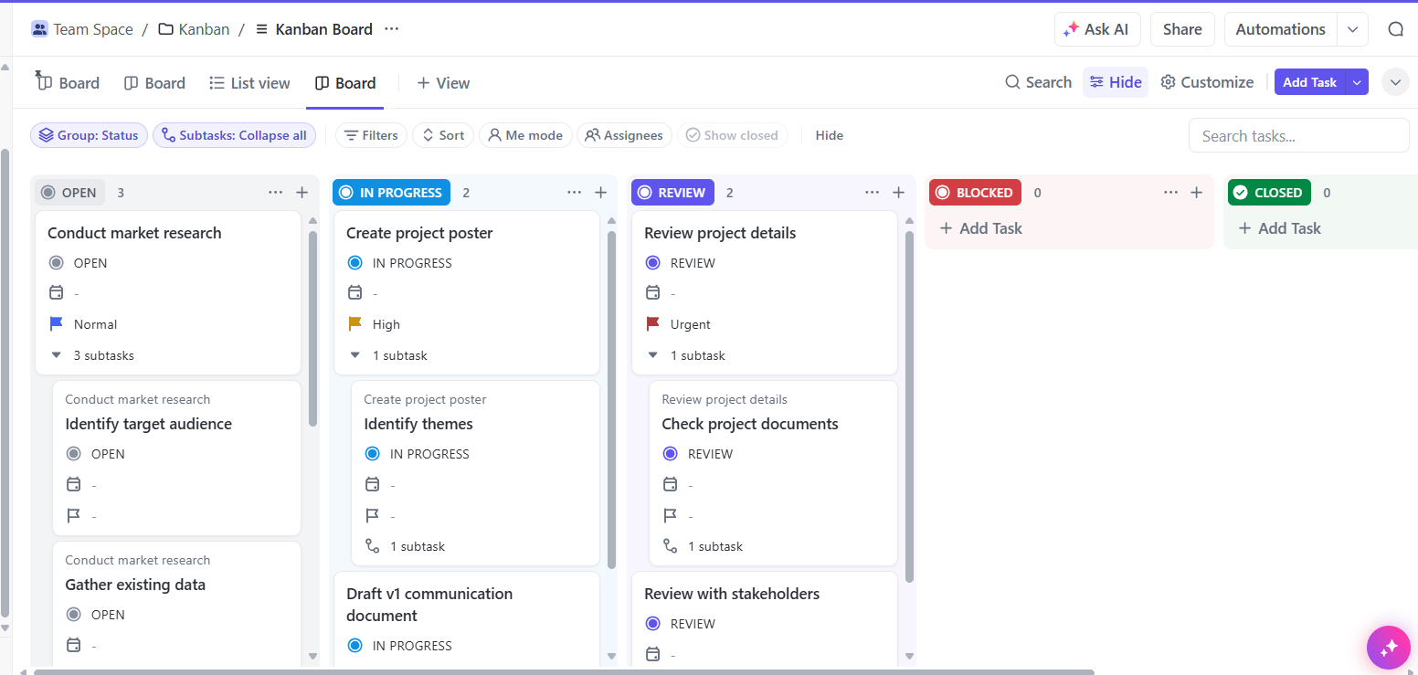 How to Use Kanban Cards (Examples + Templates) | ClickUp