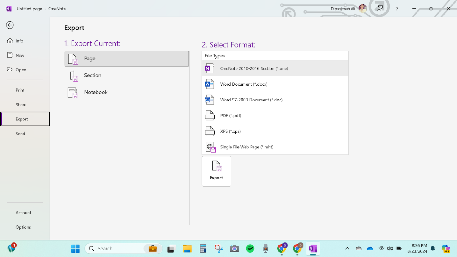 How to Export Notes from OneNote into Other Apps | ClickUp