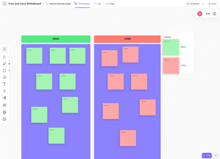 10 Free Pros and Cons List Templates in Excel, Word, & ClickUp