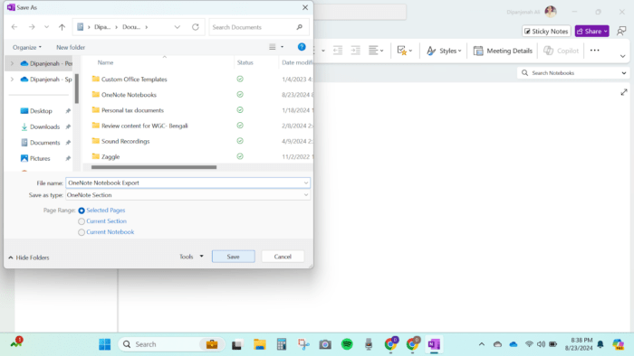 How to Export Notes from OneNote into Other Apps | ClickUp