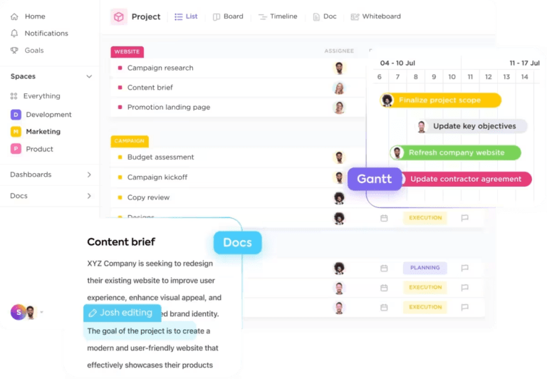 How To Build A Content Creation Workflow Templates Clickup