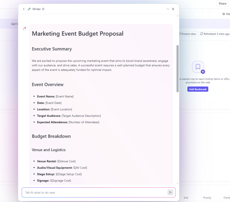 11 Free Event Budget Templates | ClickUp
