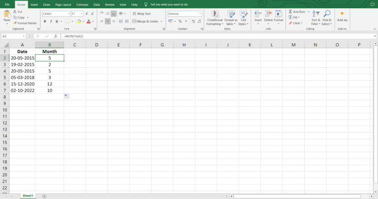 How to Use Excel Date Functions with Formula (+ Examples)