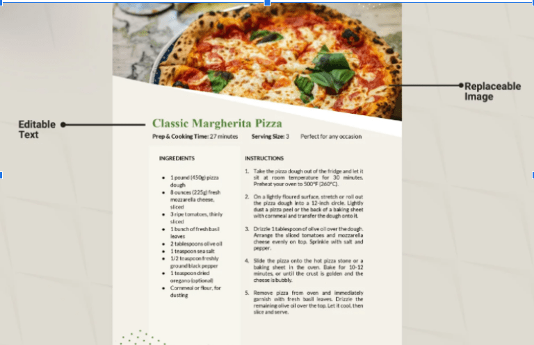 Free Recipe Templates for Microsoft Word | ClickUp