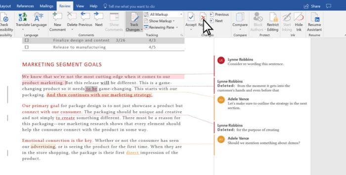 How to Track Changes in Word | ClickUp